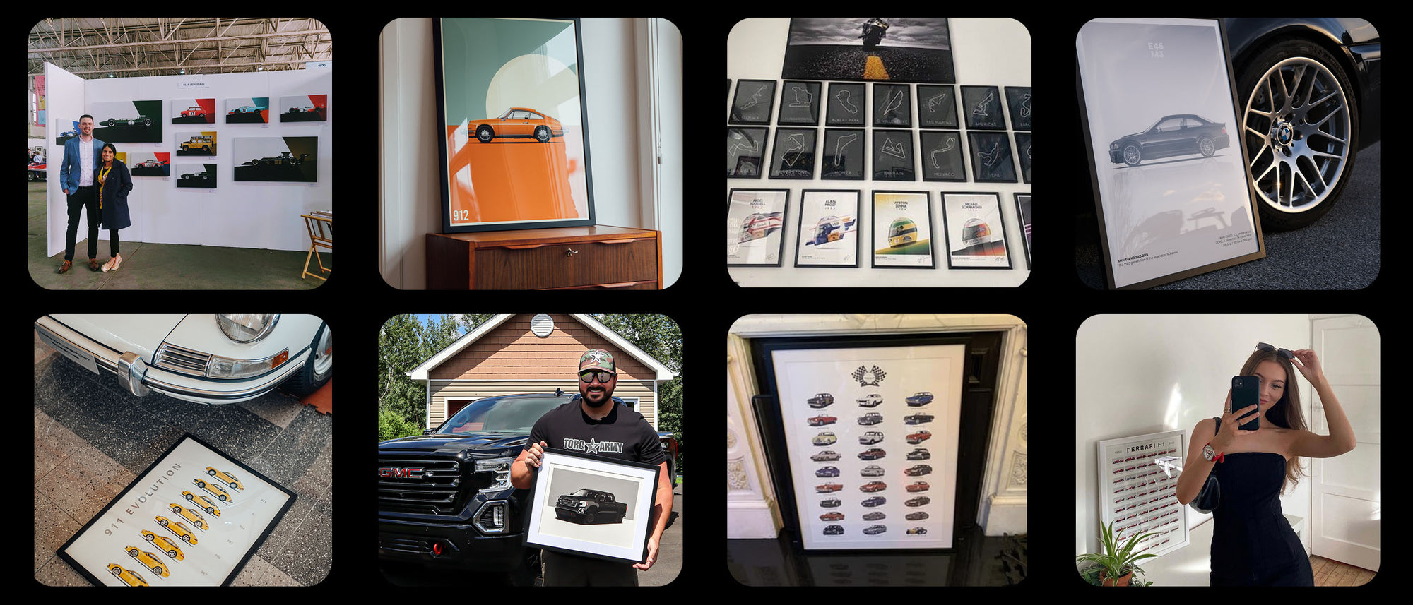 Car Posters & Prints Automotive & Car Art, F1 Posters Rear View Prints