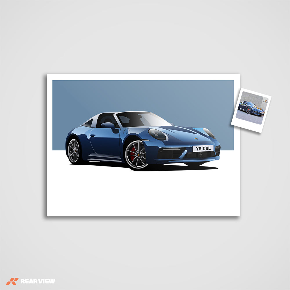 Car Posters & Prints Automotive & Car Art, F1 Posters Rear View Prints