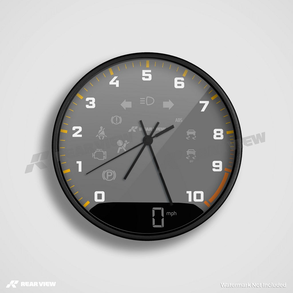 GT3RS Speed Dial - Grey Clock